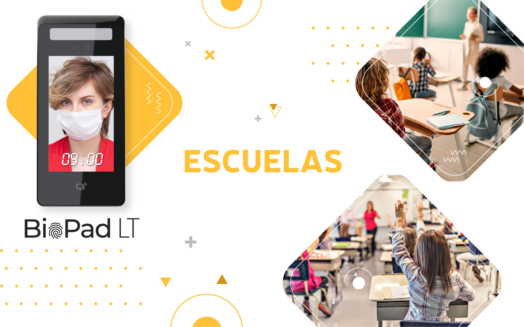 Productos BioPad: Tableta, Terminales y Monitor de Higiene de Manos