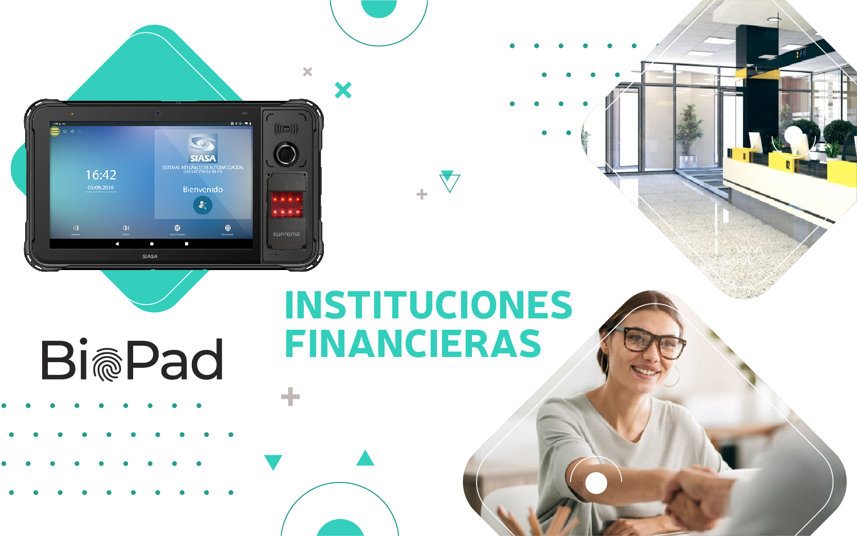 Productos BioPad: Tableta, Terminales y Monitor de Higiene de Manos