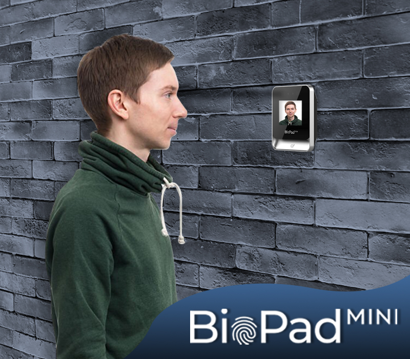 BIOPAD MINI - Terminal de Reconocimiento Facial de Precio Accesible