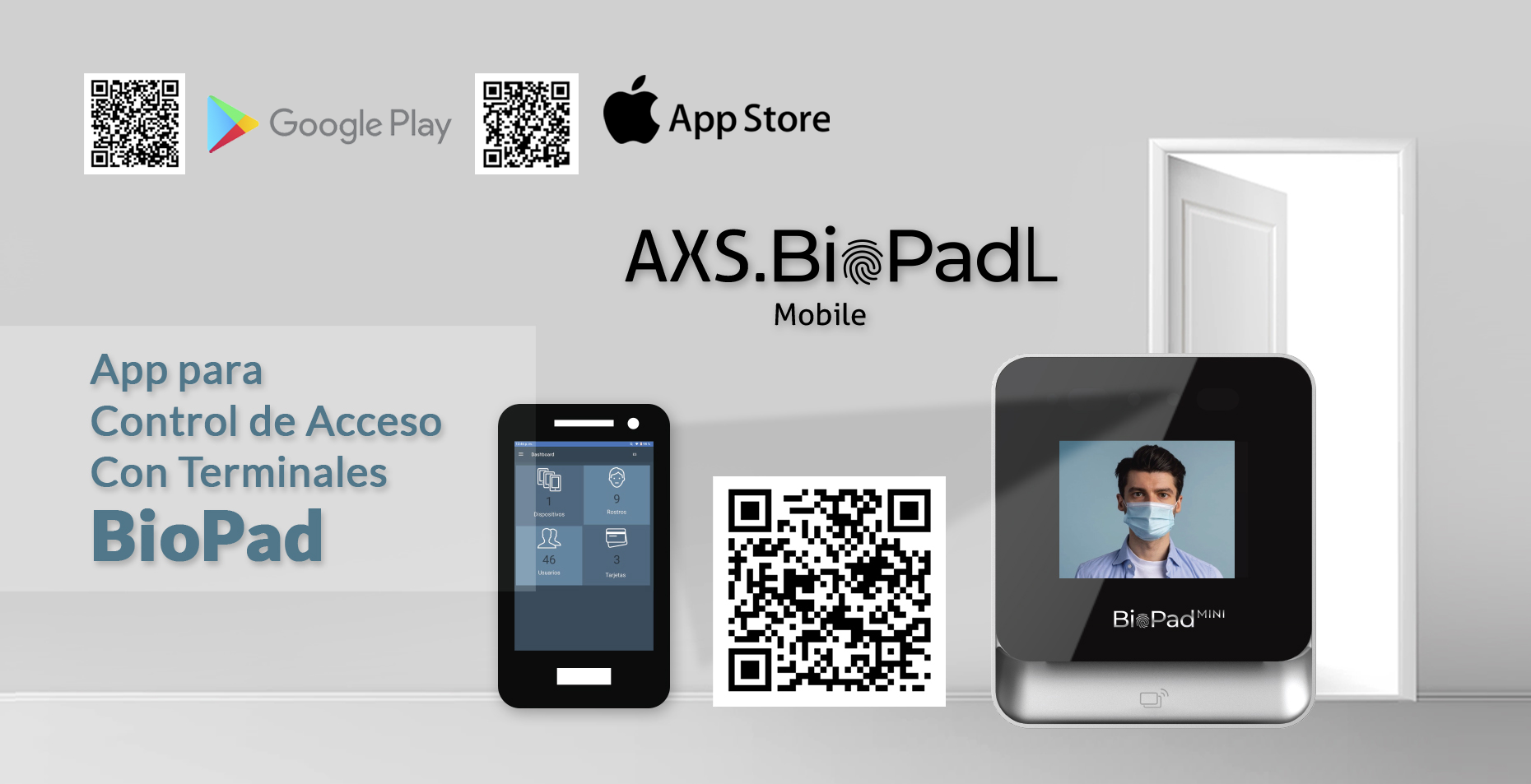 BIOPAD MINI - Terminal de Reconocimiento Facial de Precio Accesible