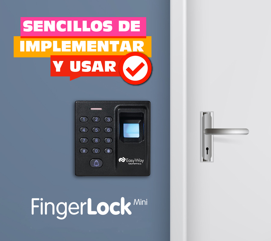 Control de Acceso Biométrico de Huella para Una Puerta: FingerLock