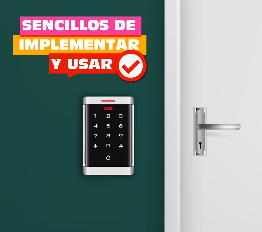 Control de Acceso para Una Puerta: SIB T60EM 125 kHz EM