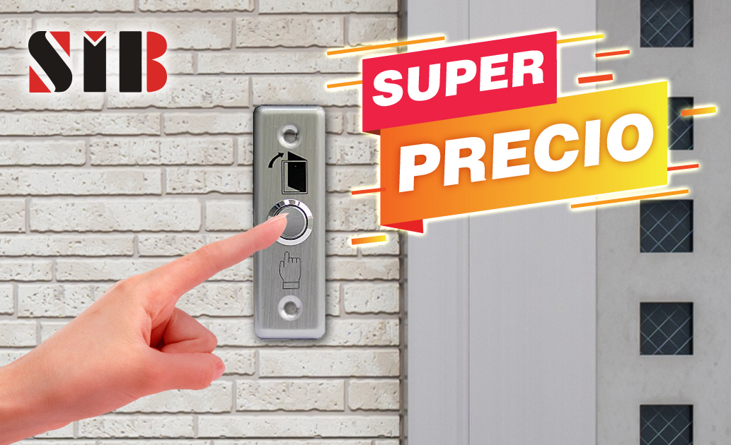 Control de Acceso - Botón REX OP03 - Acero Inoxidable