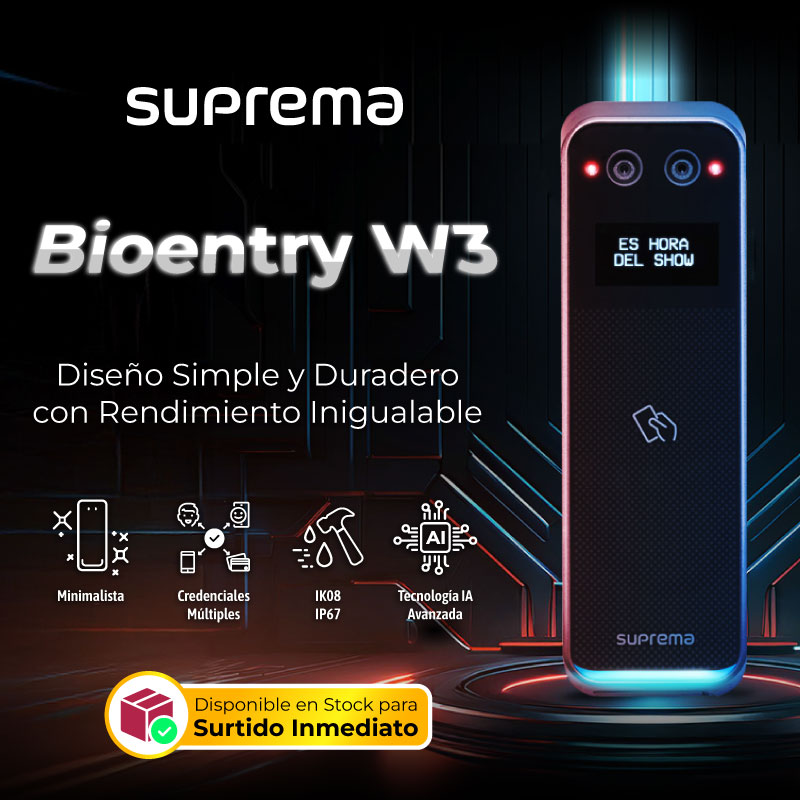 BIOENTRY W3 de Suprema: Autenticación Facial Impulsada por IA